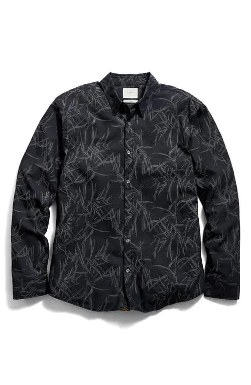 Billy Reid Mélange Reeds Wilson Button-up Shirt