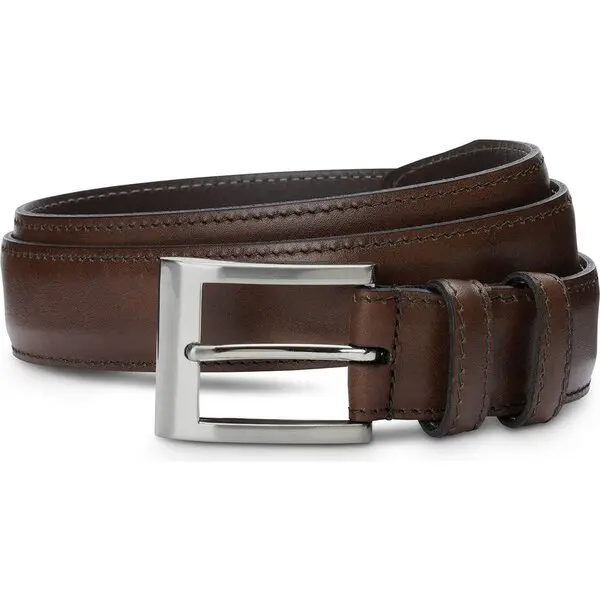 Allen Edmonds Wide Leather Belt - Espresso
