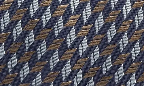 Canali Geometric Silk Neck Tie