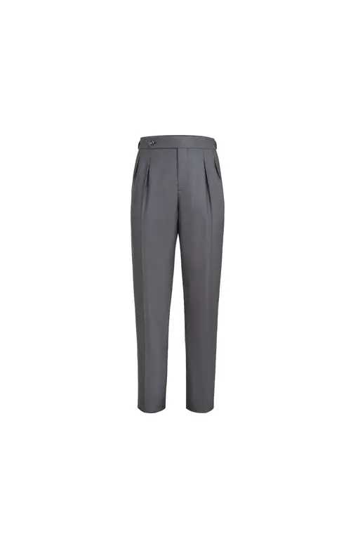 Brunello Cucinelli Tuxedo Trousers - Medium Grey