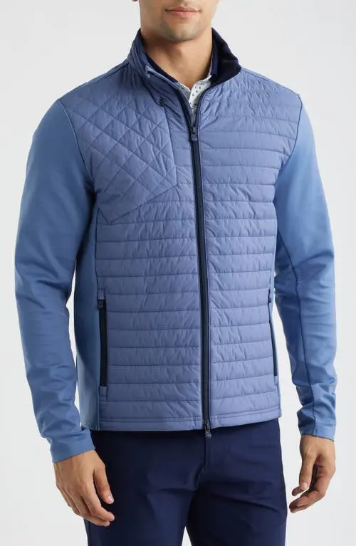 Greyson Mixed Media Jacket - Falcon