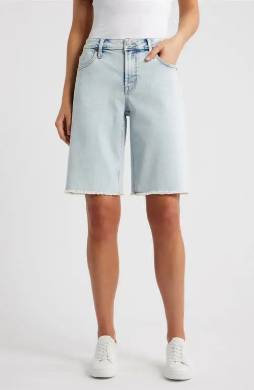CITY BLUES Stretch-denim Bermuda Shorts