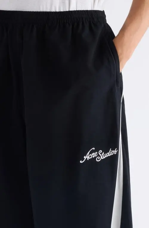 Acne Studios Peachy Wide Leg Track Pants