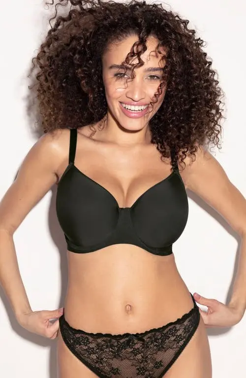 Freya Essentially Smooth Underwire Balconette Bra - Black