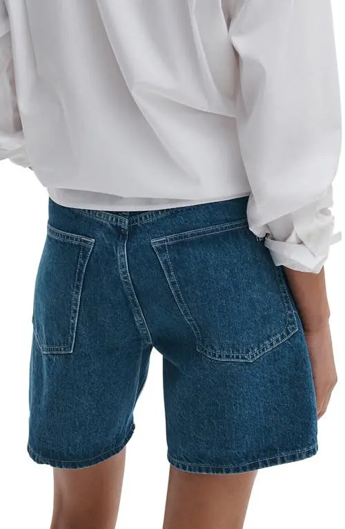 Rag & Bone Kaia High-waisted Denim Shorts - Cornflower