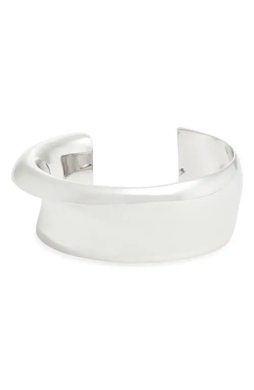 OPEN EDIT Bold Cuff Bracelet - Silver