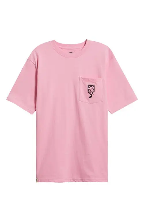 BOARDIES Clara Palm Pocket T-shirt - Pink