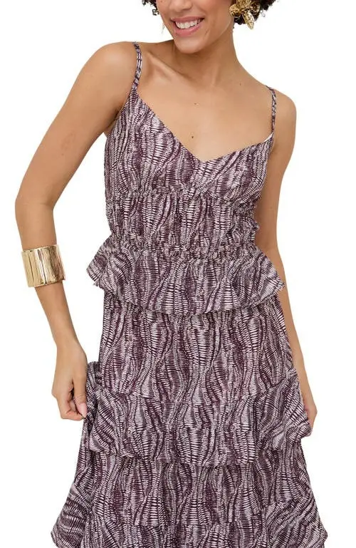 RAFFYA Tangiers Tiered Maxi Dress - Ercu