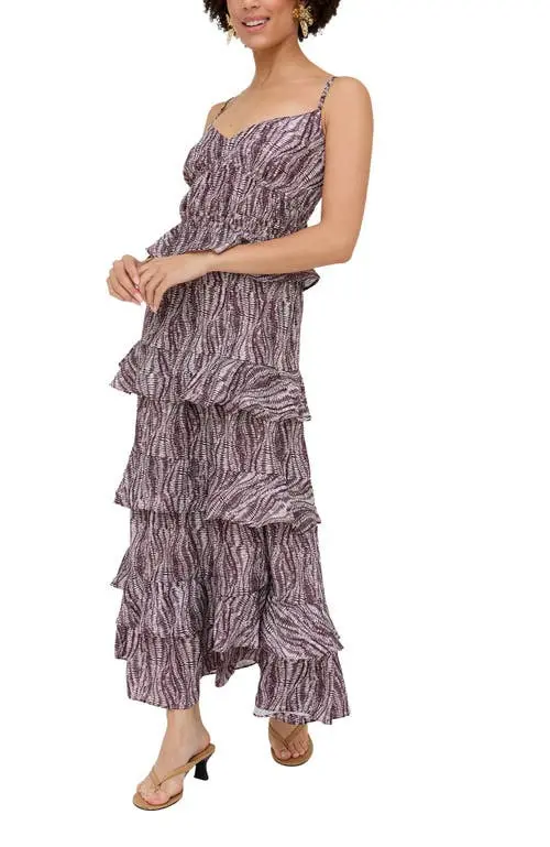 RAFFYA Tangiers Tiered Maxi Dress - Ercu