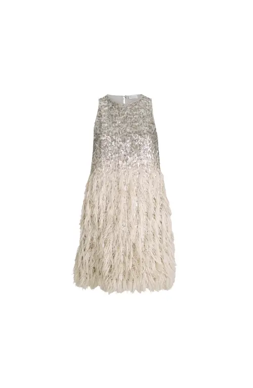 Brunello Cucinelli Dégradé Mini Dress