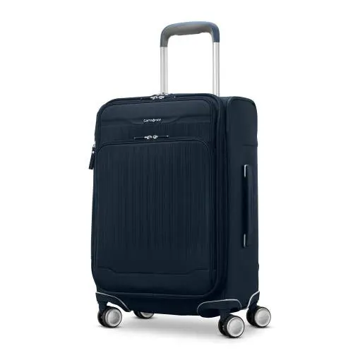 SAMSONITE Silhouette 18 Expandable Carry-on Spinner Luggage - Deep Navy