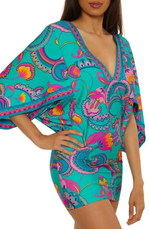 Trina Turk Mykonos V-neck Cover-up Tunic