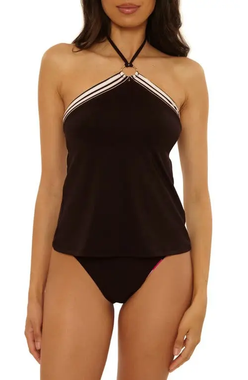 Trina Turk Bougainvillea Reversible Halter Tankini