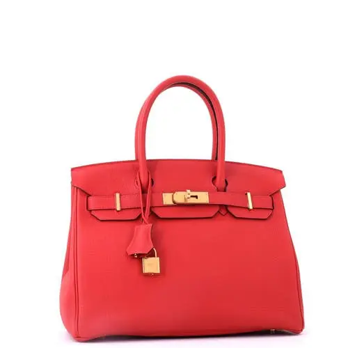 Hermès Birkin Handbag Togo With Gold Hardware 30
