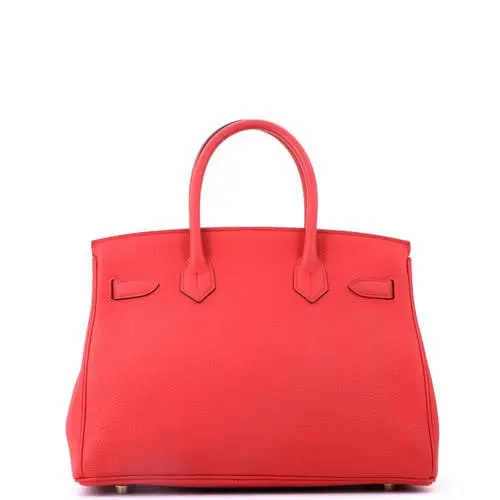 Hermès Birkin Handbag Togo With Gold Hardware 30