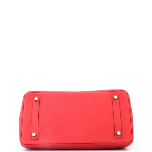 Hermès Birkin Handbag Togo With Gold Hardware 30
