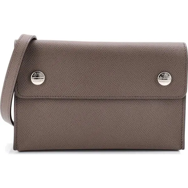 Hermès Hermesnap Wallet Bag Epsom - Grey