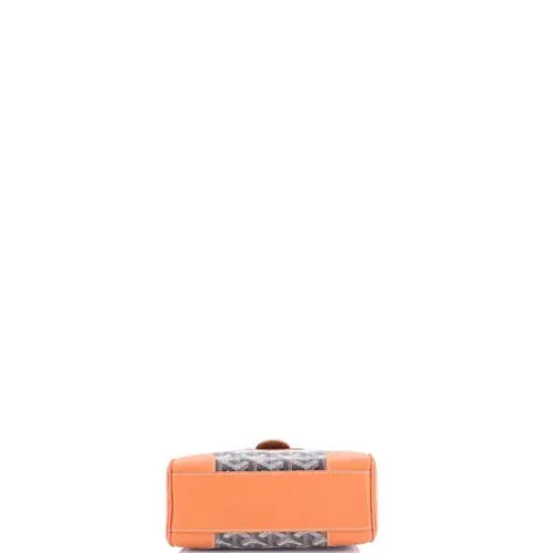 Goyard Saigon Top Handle Bag Coated Canvas Mini - Brown