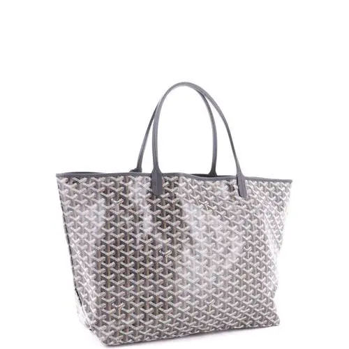 Goyard Saint Louis Tote Coated Canvas Gm - Black