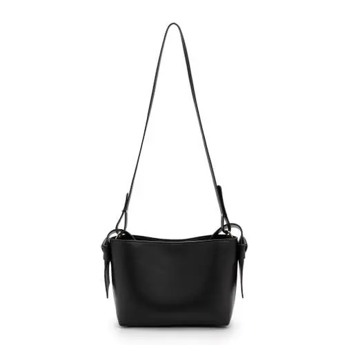 LA PORTEGNA Paulita Crossbody Bag - Black