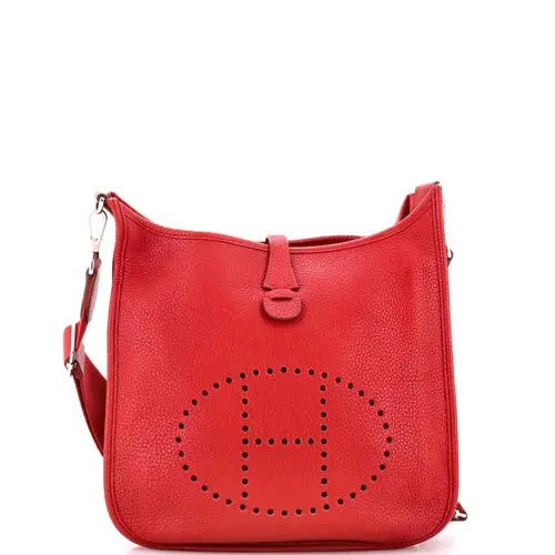 Hermès Evelyne Bag Gen Iii Clemence Pm - Red