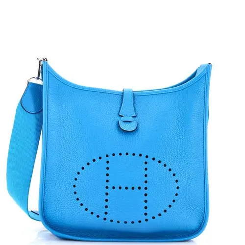 Hermès Evelyne Bag Gen Iii Clemence Pm - Blue