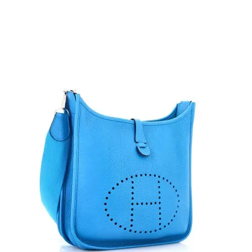 Hermès Evelyne Bag Gen Iii Clemence Pm - Blue