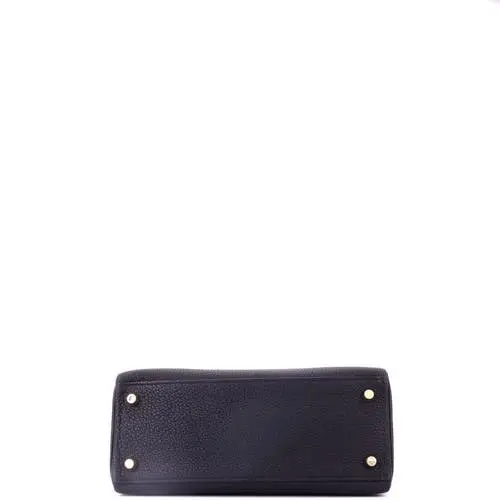 Hermès Kelly Handbag 25 Black Togo With Gold Hardware