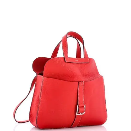 Hermès Halzan Bag Clemence 31 - Red
