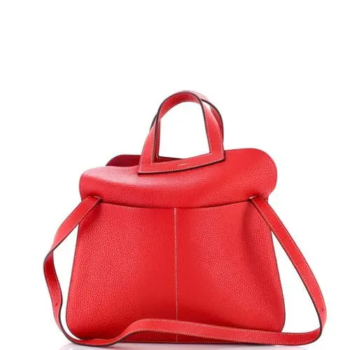 Hermès Halzan Bag Clemence 31 - Red
