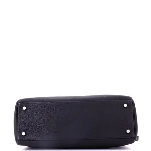 Hermès Kelly Handbag Togo With Palladium Hardware 32 - Black