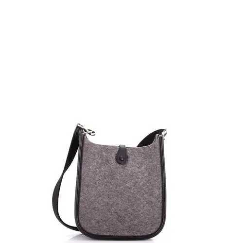 Hermès Evelyne Bag Gen Iii Felt Tpm - Grey