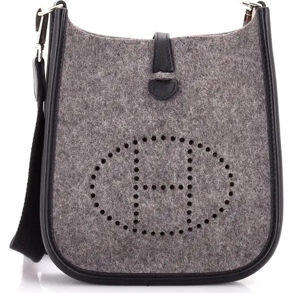Hermès Evelyne Bag Gen Iii Felt Tpm - Gris Moyen