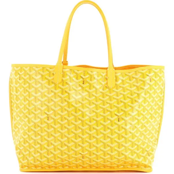 Goyard Anjou Reversible Tote Coated Canvas Pm - Yellow