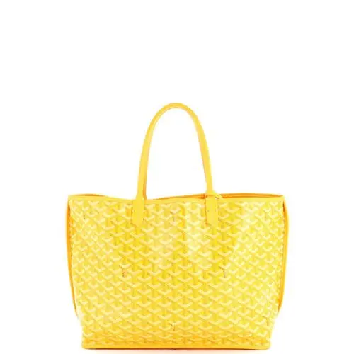 Goyard Anjou Reversible Tote Coated Canvas Pm - Yellow