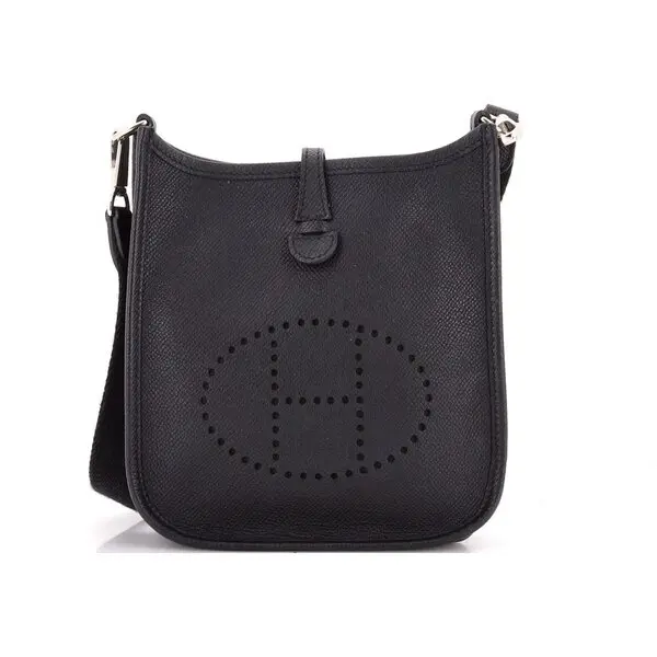 Hermès Evelyne Bag Gen Iii Epsom Tpm - Noir