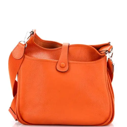 Hermès Evelyne Bag Gen Iii Clemence Gm - Orange