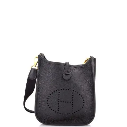Hermès Evelyne Bag Gen Iii Clemence Tpm - Black