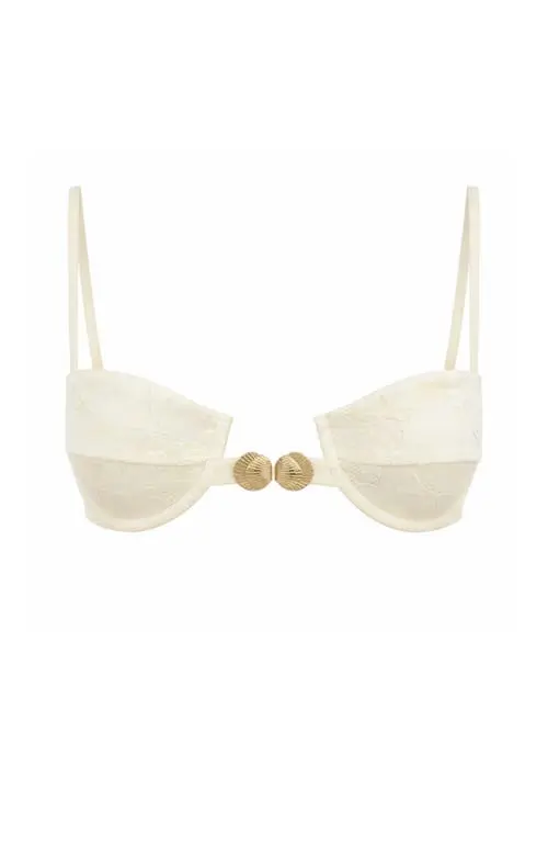 IVY SWIMWEAR Hazel Bikini Top - Cream