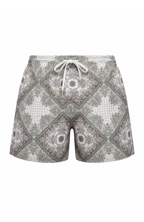 IVY SWIMWEAR Denali Printed Board Shorts - Green