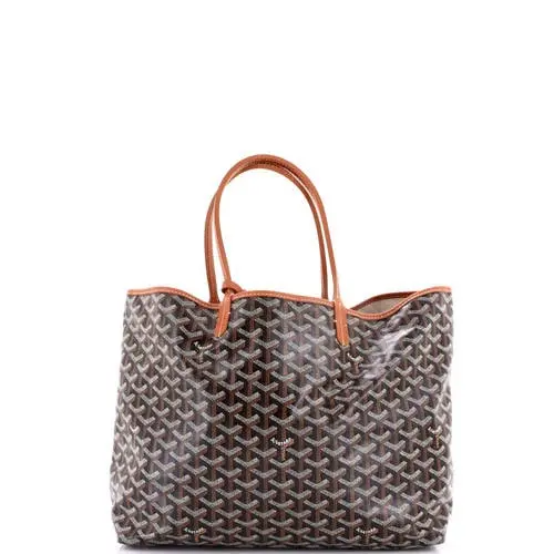 Goyard Saint Louis Pm Tote Coated Canvas - Black