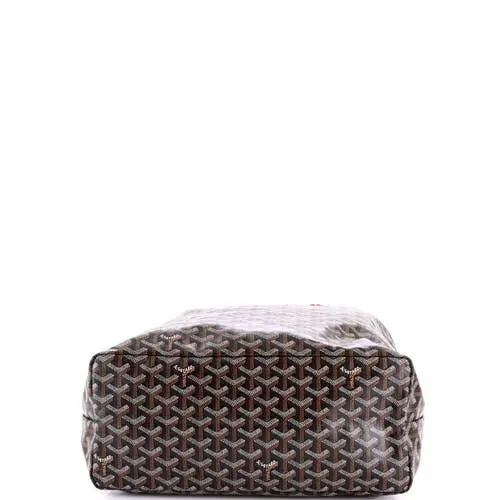 Goyard Saint Louis Pm Tote Coated Canvas - Black