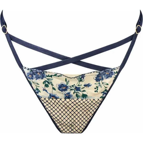 IVY SWIMWEAR Bell Bikini Bottom - Blue
