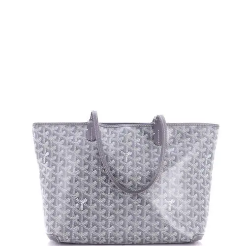 Goyard Artois Tote Coated Canvas Pm - Grey