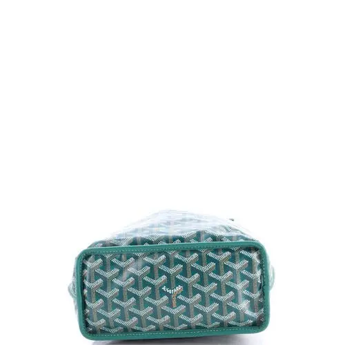 Goyard Anjou Reversible Tote Coated Canvas Mini - Green