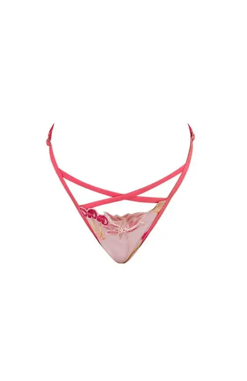 IVY SWIMWEAR Aster Bikini Bottom - Cherry