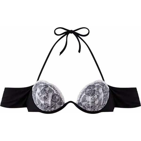 IVY SWIMWEAR Vesper Bikini Top - Black