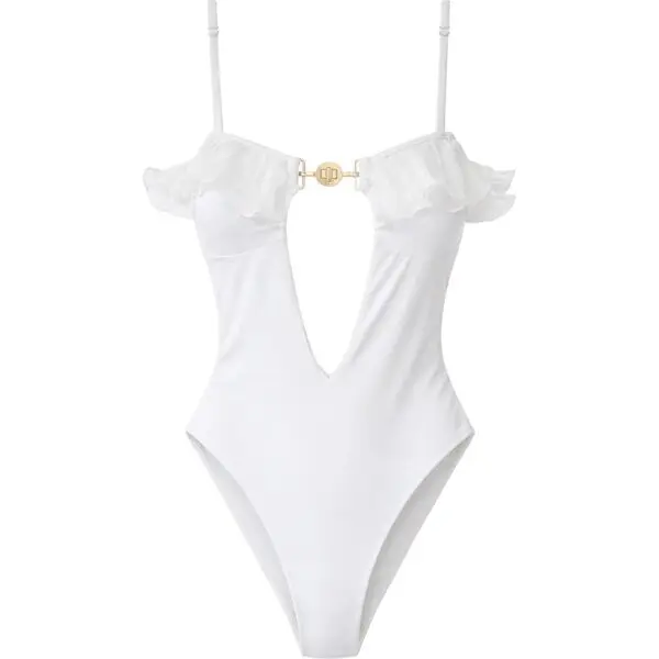 IVY SWIMWEAR Vida Monokini - White