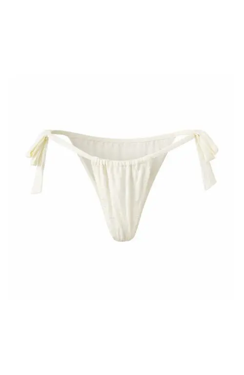 IVY SWIMWEAR Hazel Bikini Bottom - Cream