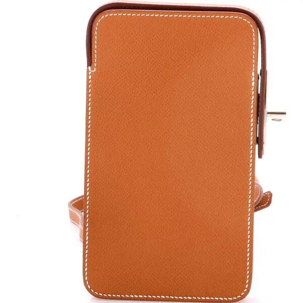 Hermès Hac A Box Phone Case Epsom - Gold